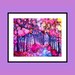 Alcohol Ink Art Pink Enchanted Forest Print Alcohol Ink - Etsy