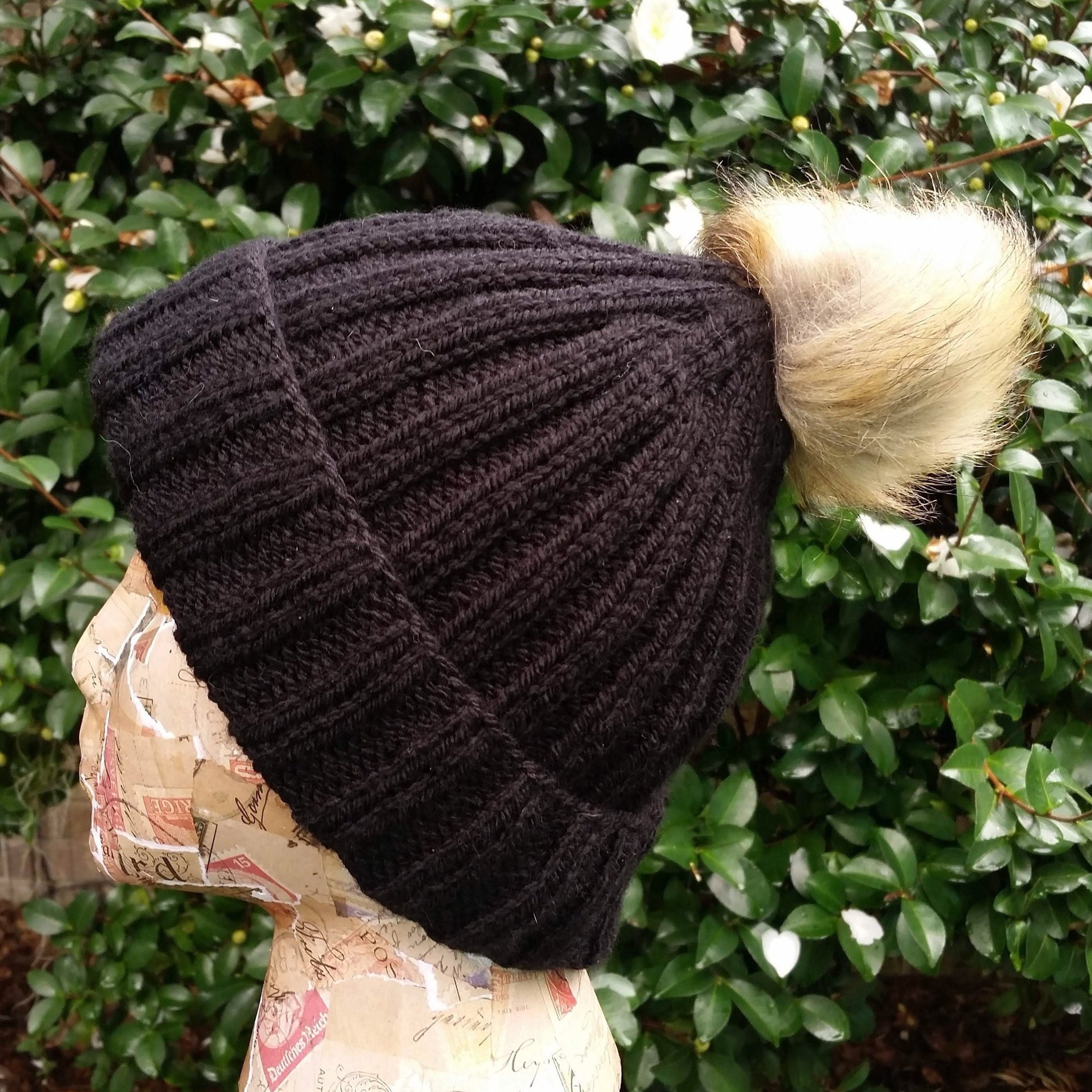 Ribbed Beanie - Etsy UK