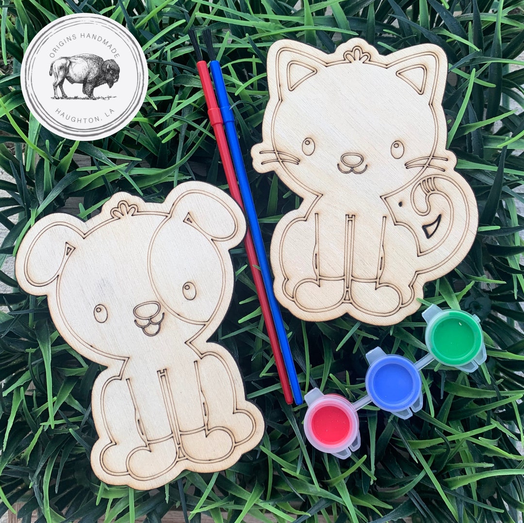 Paint Your Own Kit Crafts for Kids Kids Craft - Etsy