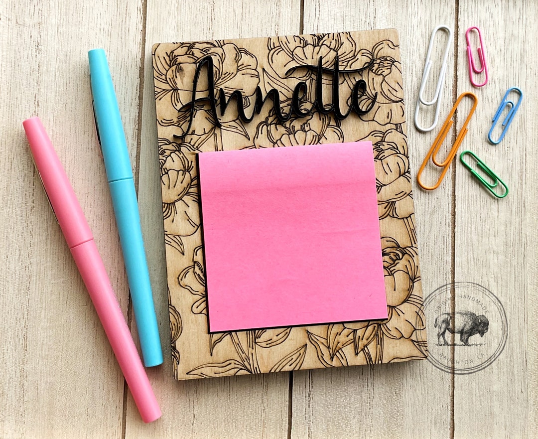 Note Holder Teacher Note Holder Teacher Gift Desk Accessories Teacher ...