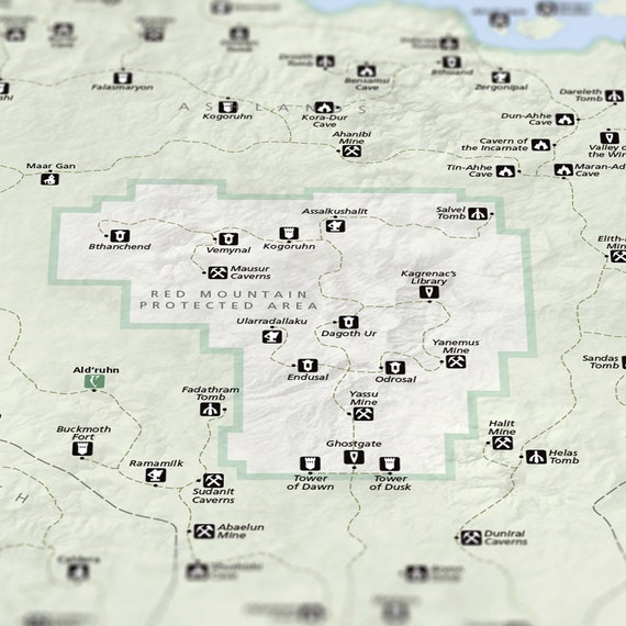 Morrowind Map With All Locations 570x428