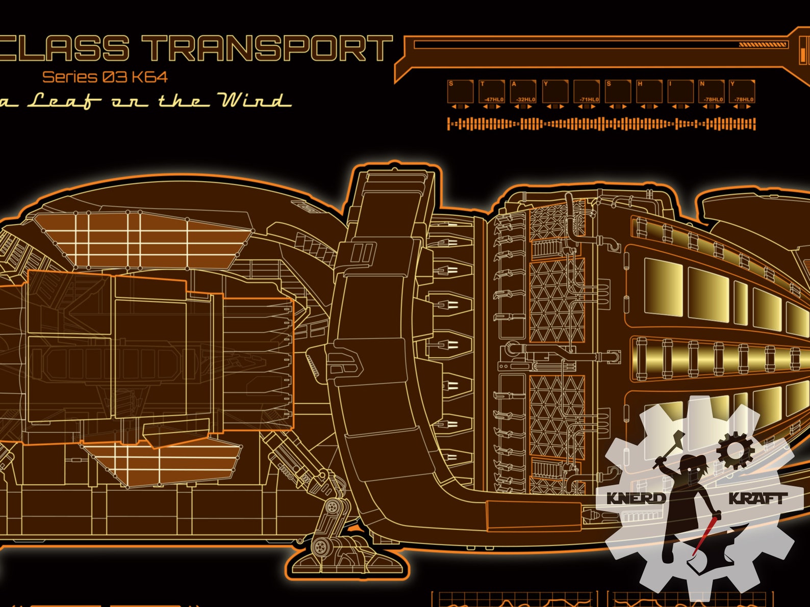 Firefly serenity Class Transport Schematics Print 36x11.75 - Etsy