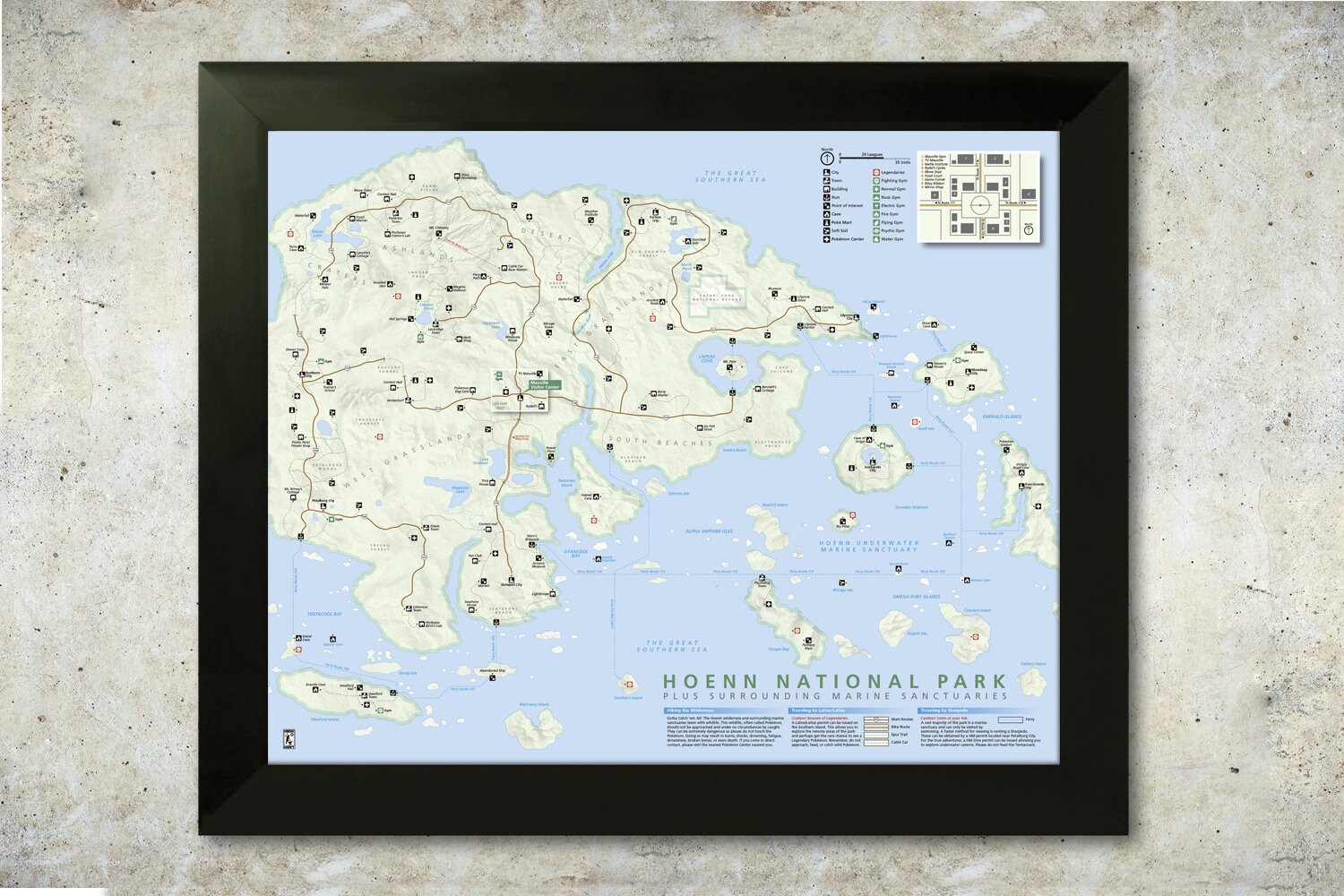 Pokemon Ruby Ocean Map