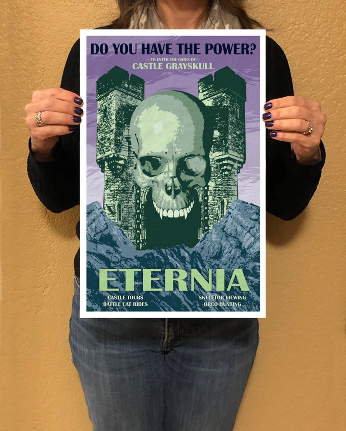 Eternia Castle Grayskull Travel Print 11x17 - Etsy