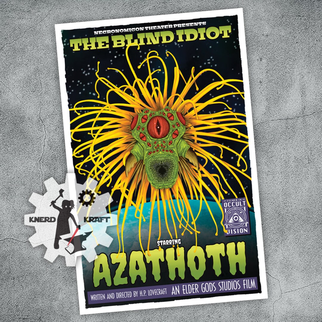 Azathoth - the Blind Idiot - Vintage Movie Print - 11x17 - Etsy