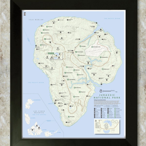 Isla Nublar - Etsy