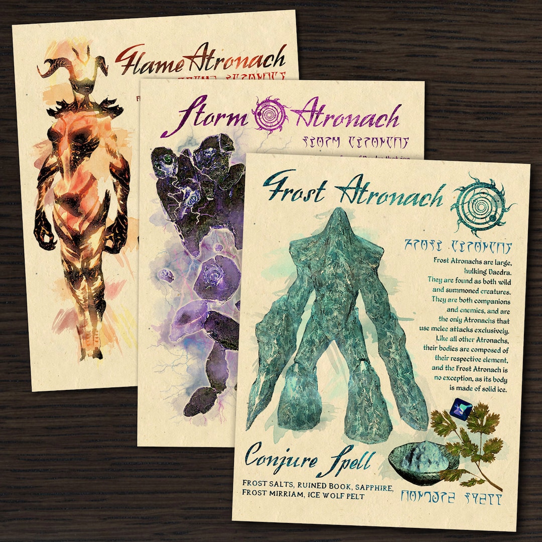 Flame Atronach Concept Art