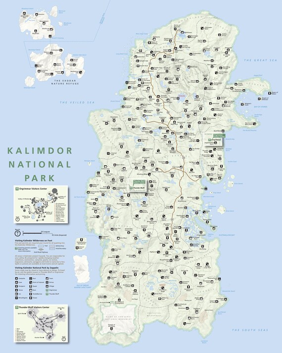 Kalimdor Map