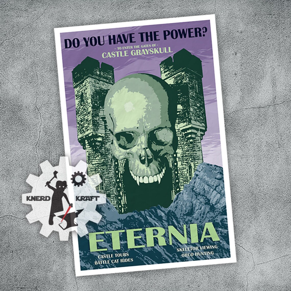 Eternia Castle Grayskull Travel Print 11x17 - Etsy