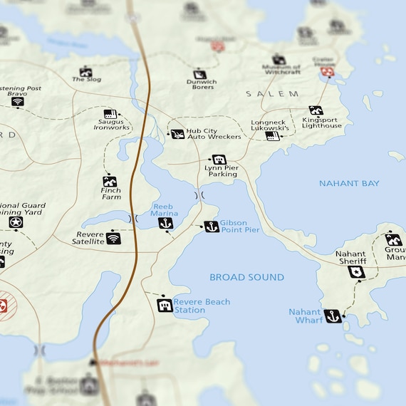 Geographical Map Fallout