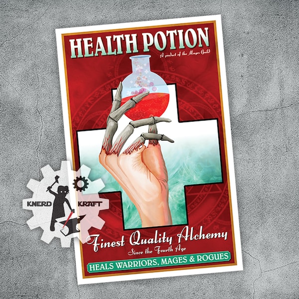 Health Potion - Etsy