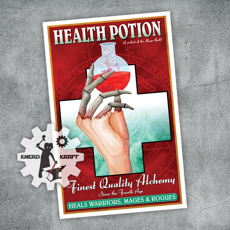 Health Potion - Etsy