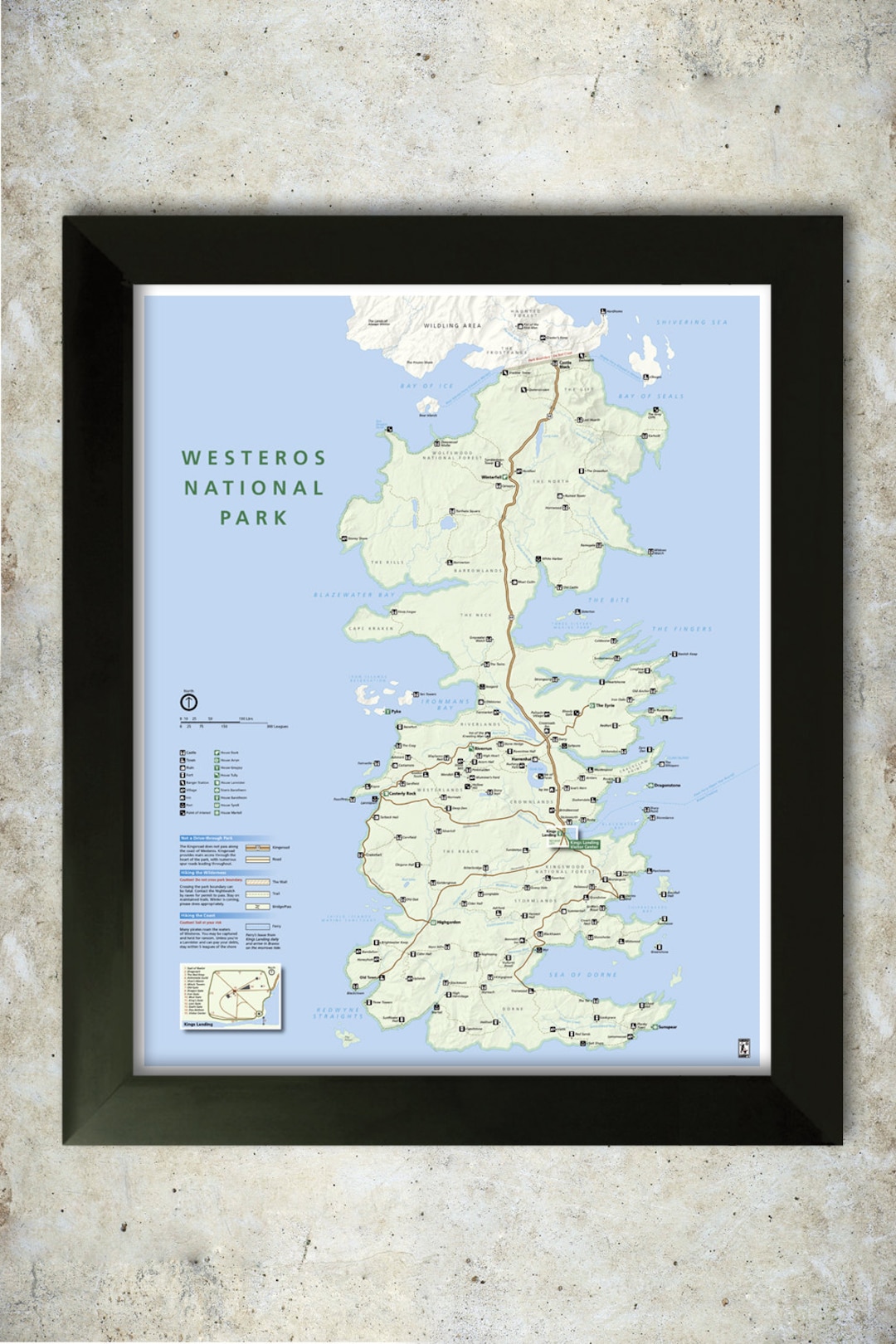 Westeros Map High Resolution