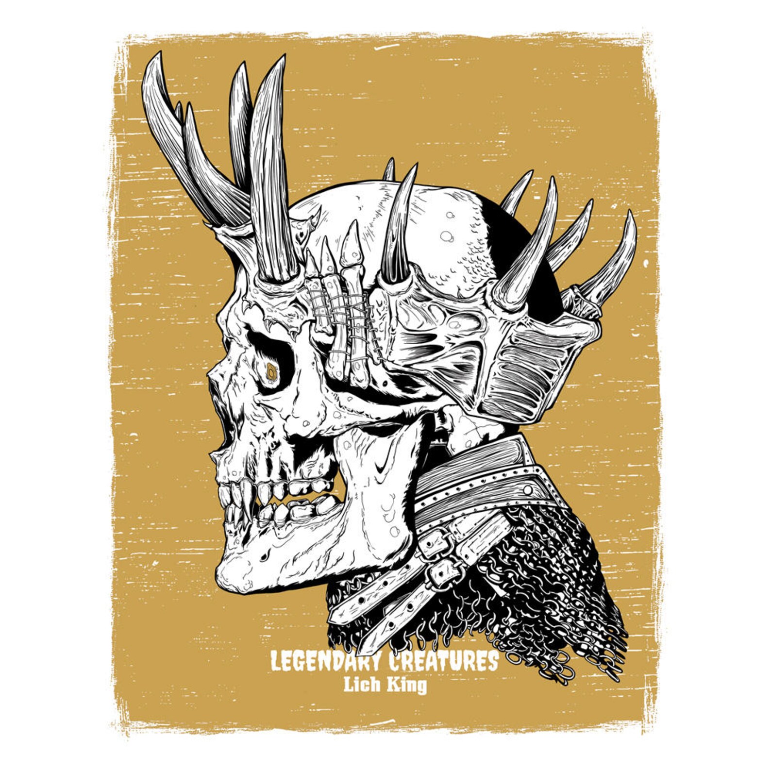 Lich King Legendary Creatures Art 8x10 - Etsy