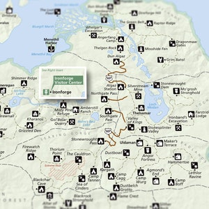 Eastern Kingdoms National Park Style 16x20 Poster - Etsy