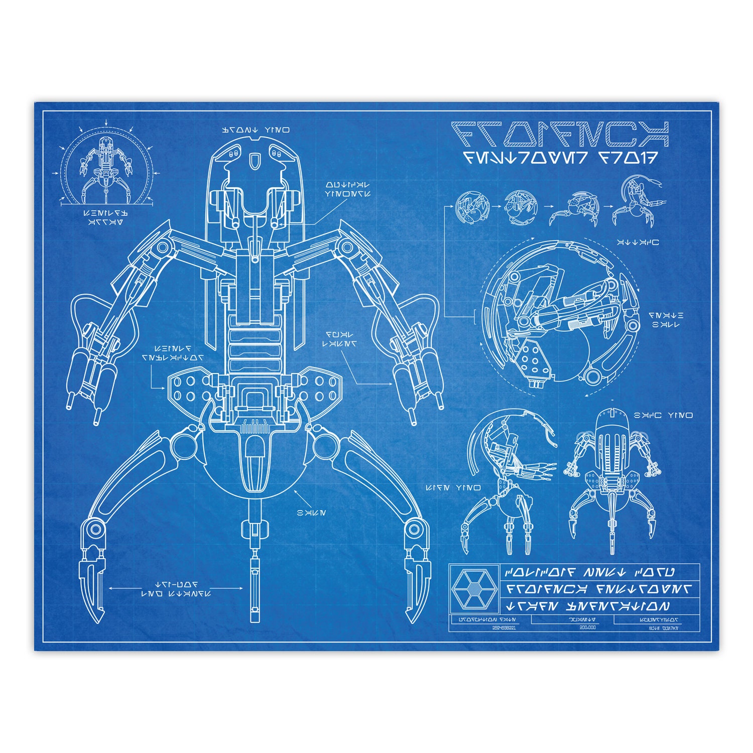 Droideka Blueprints