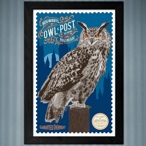 Harry Potter Owl Post Advertising Print 11x17 | Etsy