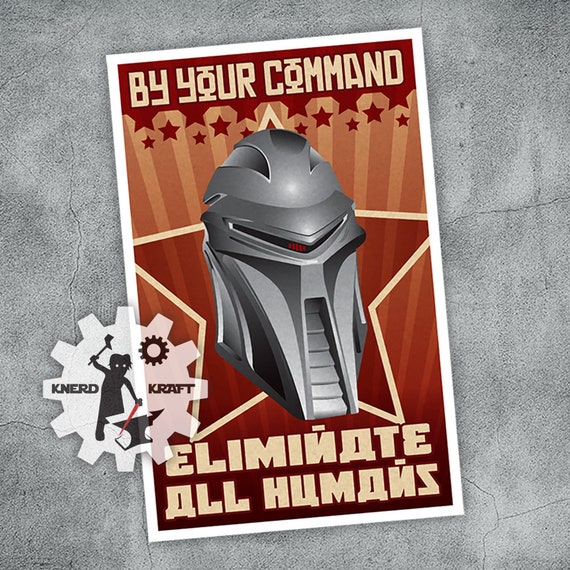 Battlestar Galactica Cylon Propaganda Poster 11x17 - Etsy