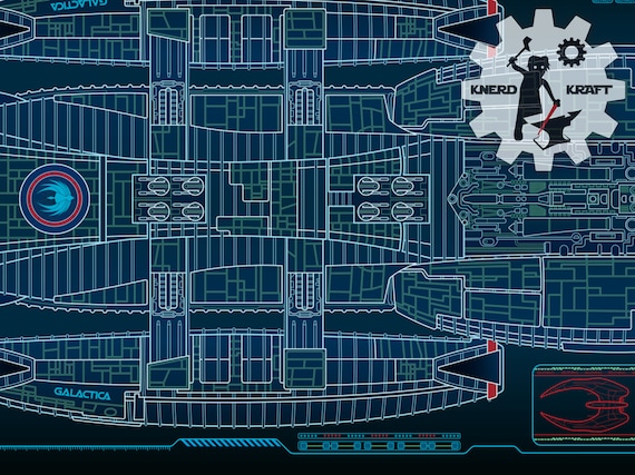 Battlestar Galactica Schematics