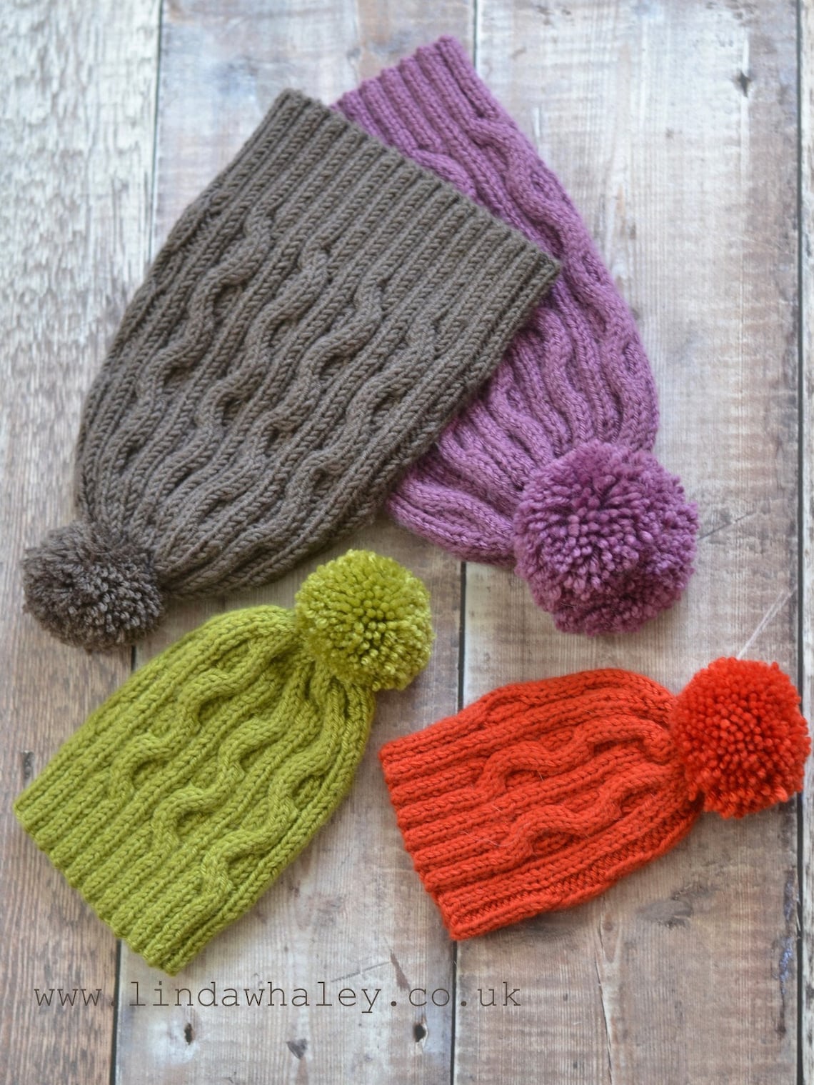 Bobble Hat Knitting Pattern 'autumn' - Etsy