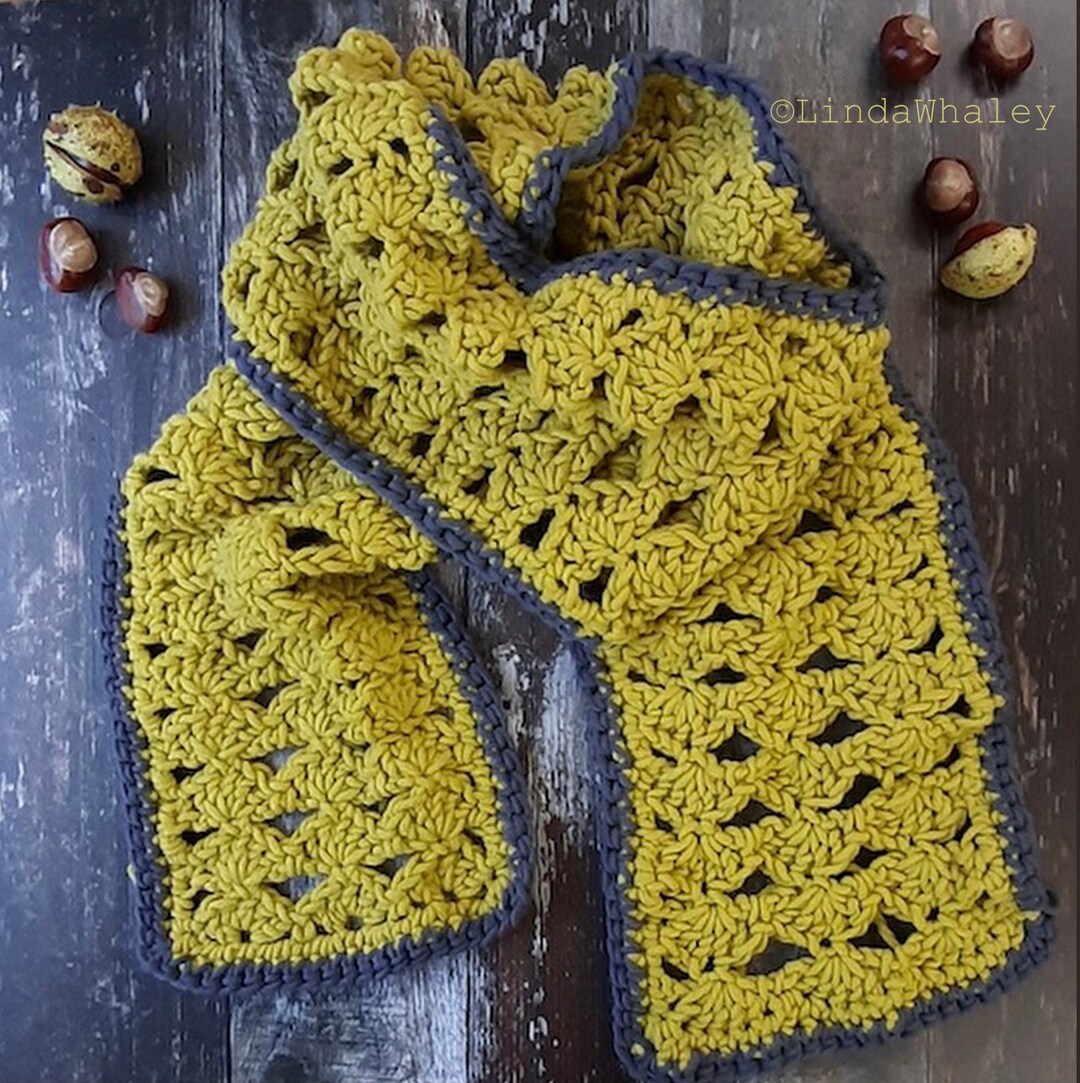 CROCHET PATTERN Aspen Adult Scarf - Etsy