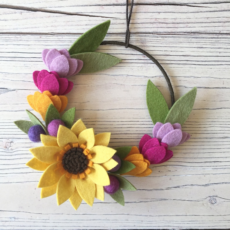 PDF BUNDLE: Felt Flower Pattern/tutorial DIY Felt Flowers - Etsy