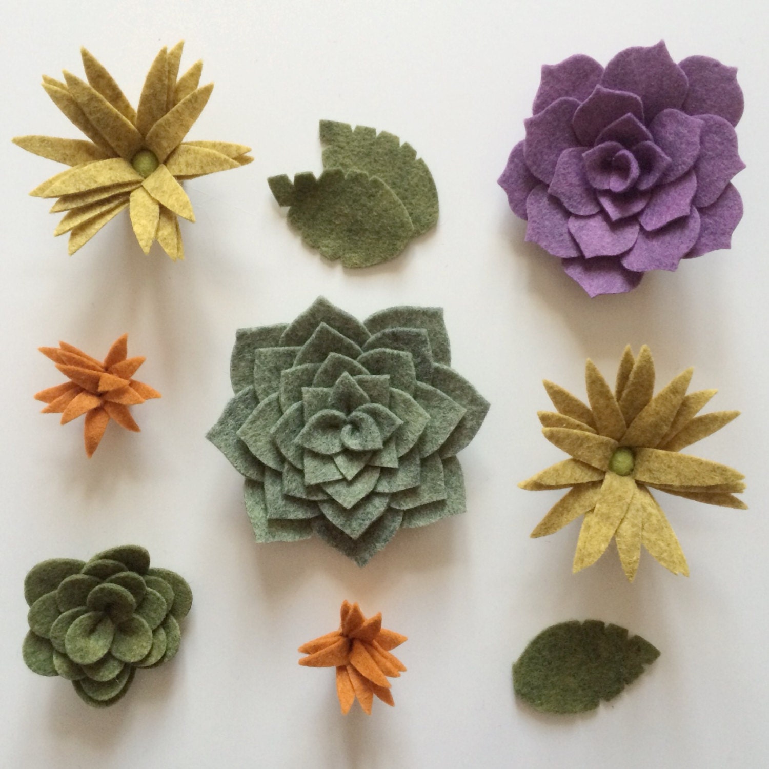 Felt Flower Pattern/tutorial PDF Download: DIY Felt - Etsy