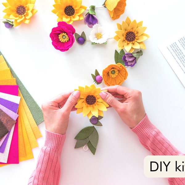 Felt Flower Kit - Etsy