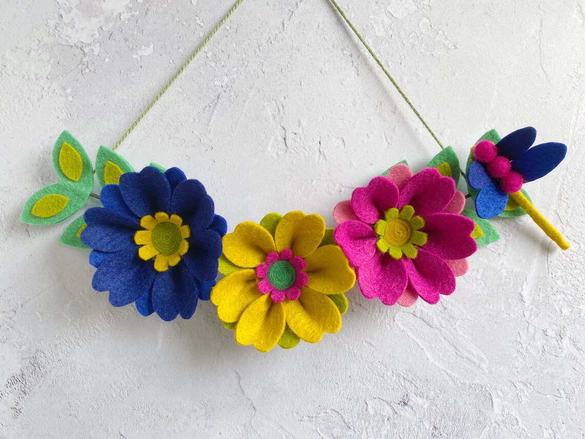 Felt Flower Craft Kit Video Tutorial: DIY Felt Flowers - Etsy