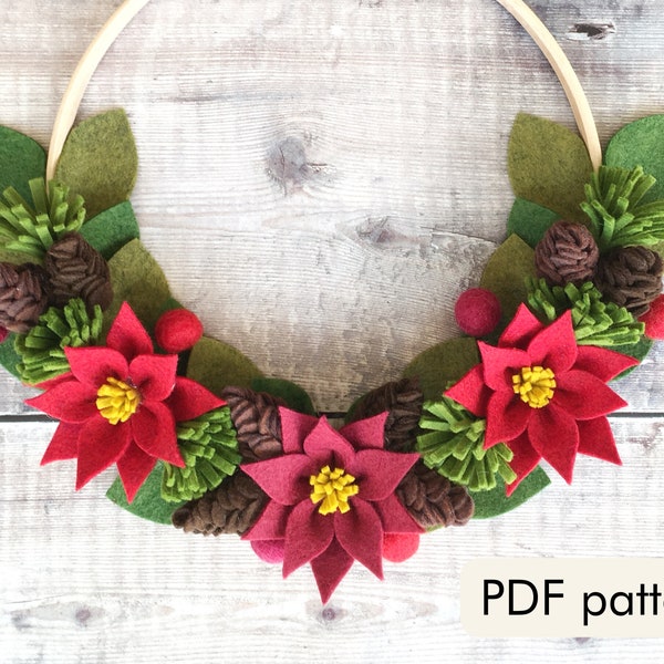 Felt Wreath - Etsy