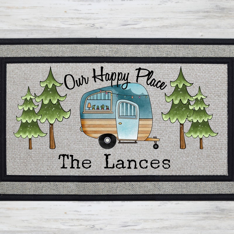 Camper Welcome Mat - Etsy
