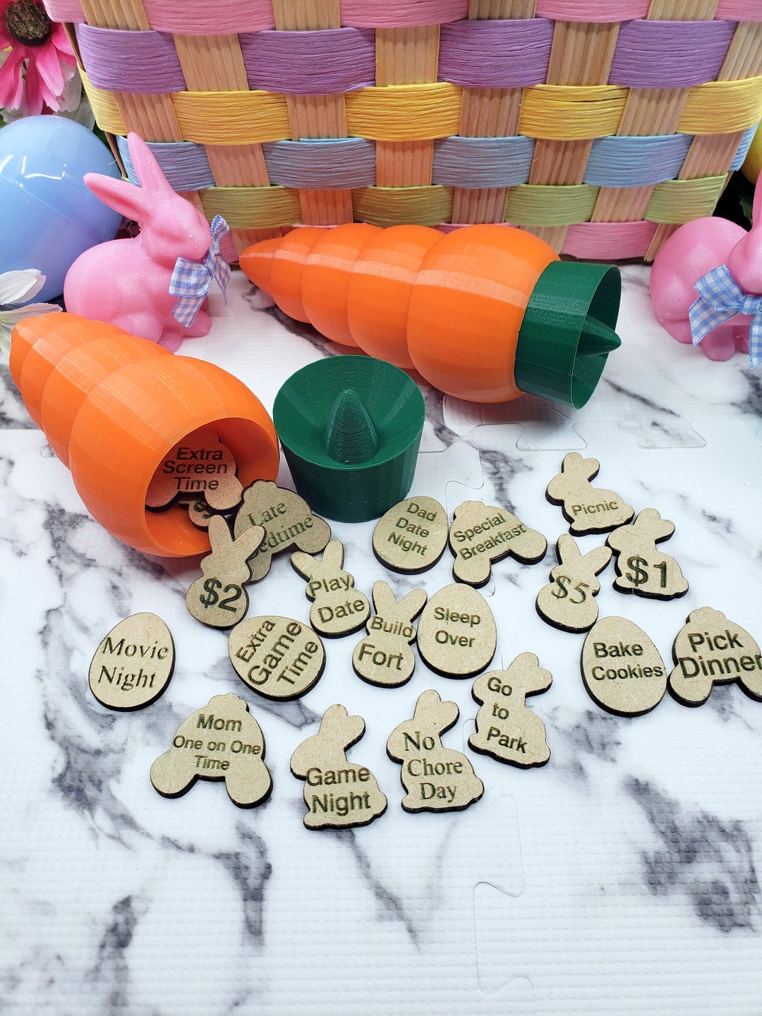 Easter Tokens | Easter Basket Tokens | Easter Egg Tokens | Easter Gifts ...