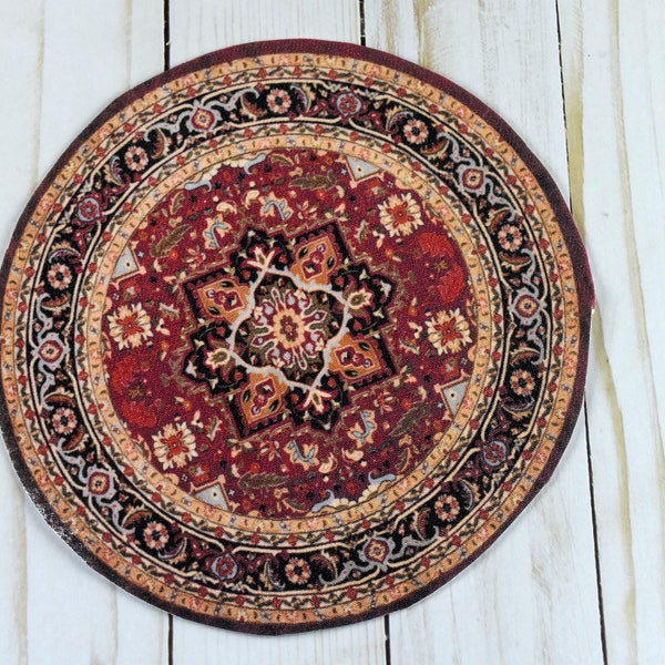 Round Dollhouse Rug - Etsy