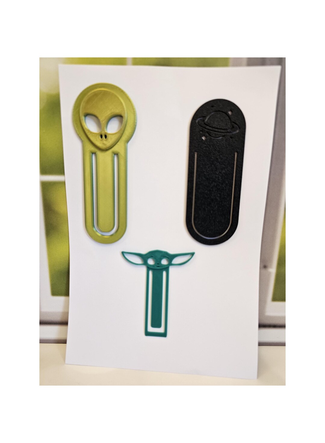 Alien Bookmark Set | 3-piece Alien 3D Printed Bookmarks - Etsy