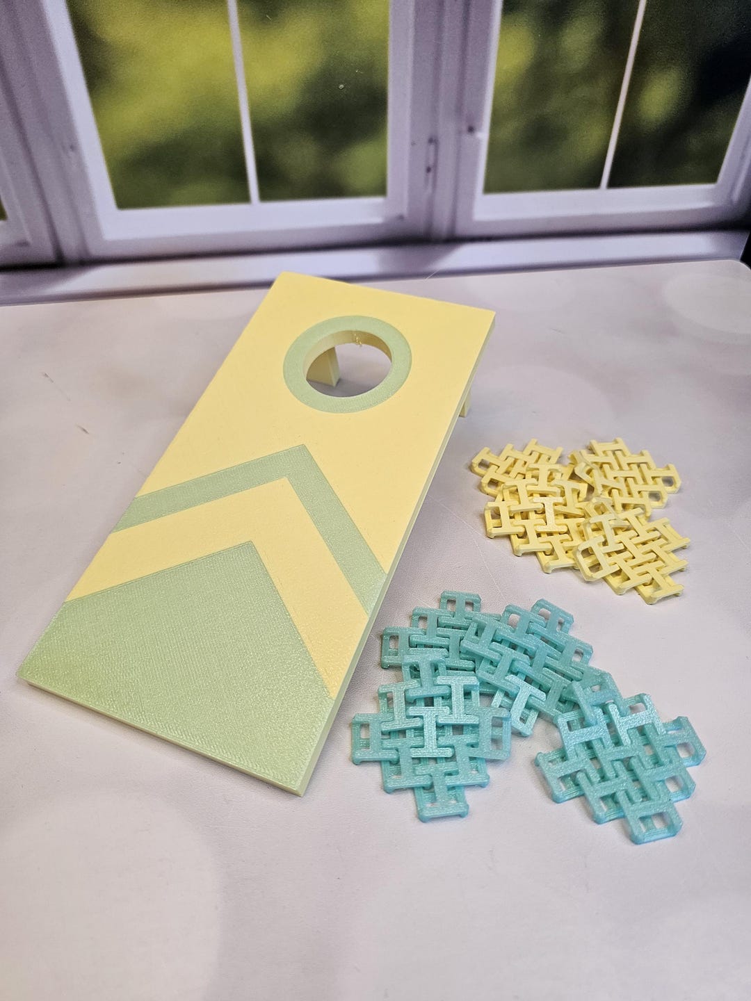 Desktop Cornhole Board | Game Toy Tabletop Decor | Office or Teacher ...