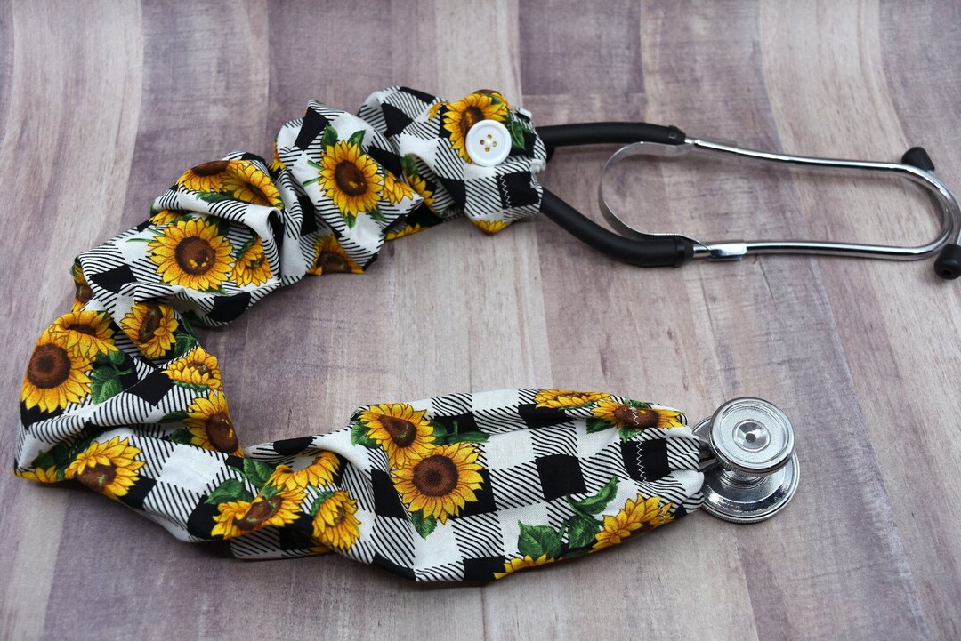 Sunflower Stethoscope Cover: 100% Cotton Nurse Gift - Etsy