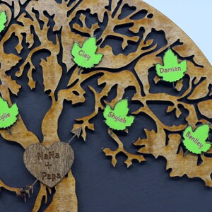 Personalized Family Tree Living Tree Art Family Tree - Etsy