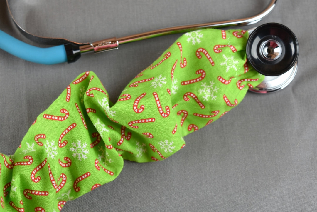 Stethoscope Cover Christmas Holiday | Candy Cane Stethoscope Cord Cover ...