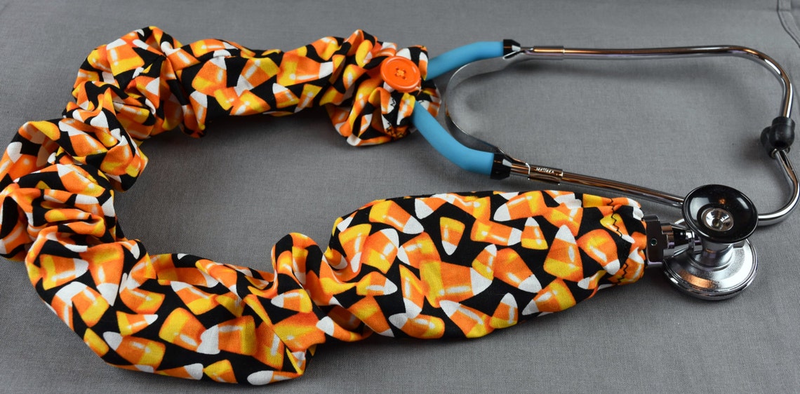 Halloween Stethoscope Cover Candy Corn Stethoscope Cord | Etsy