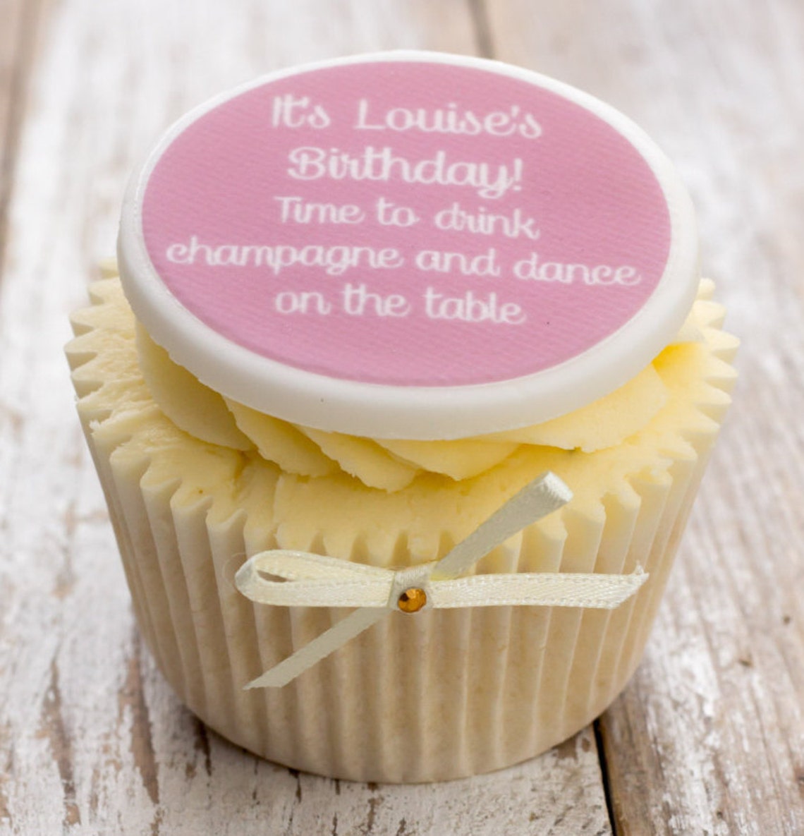 Birthday Cupcake Toppers. Cupcake Decorations. Edible Sugar - Etsy