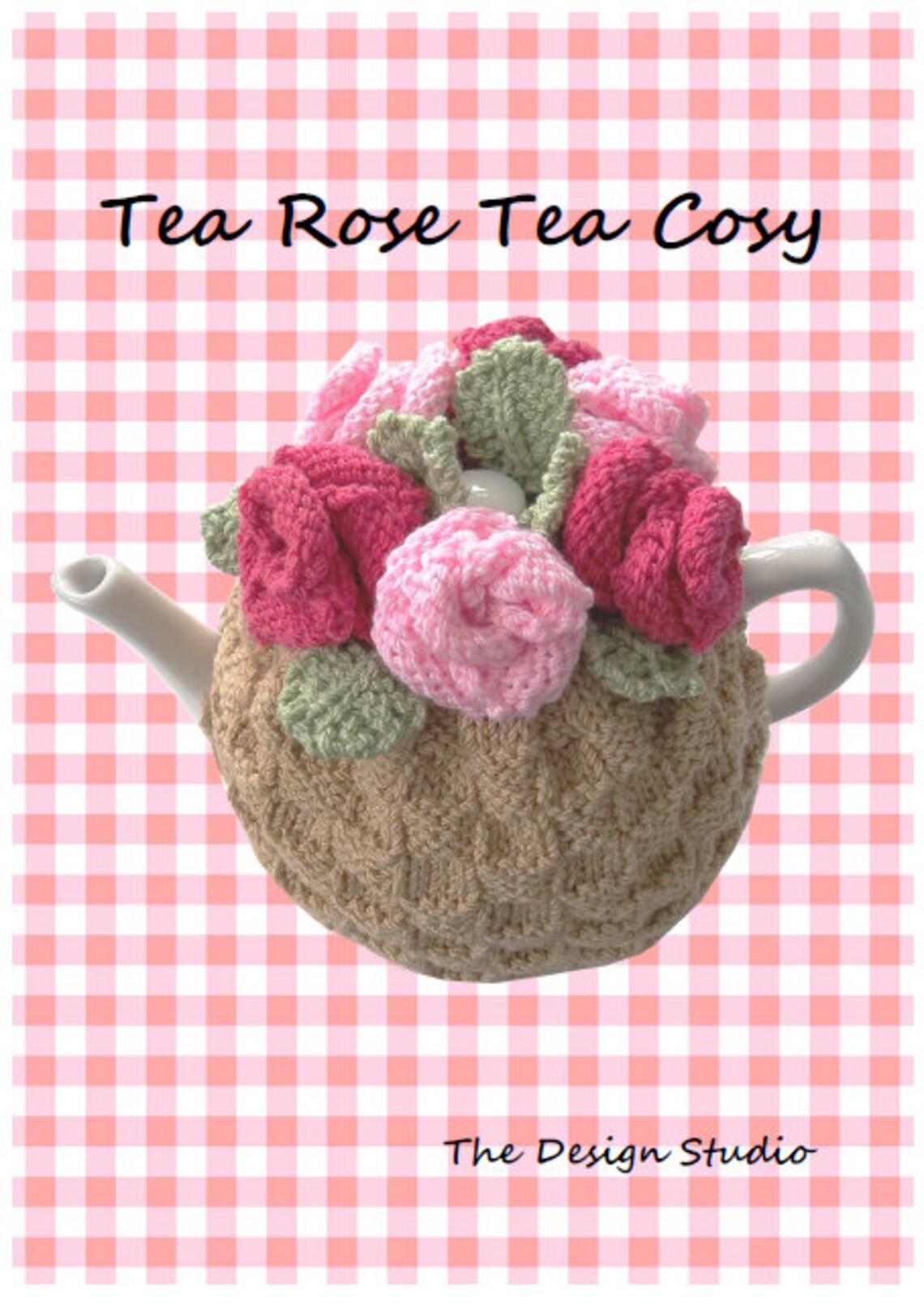 Tea Rose Tea Cosy Hand Knitting Pattern. PDF. - Etsy