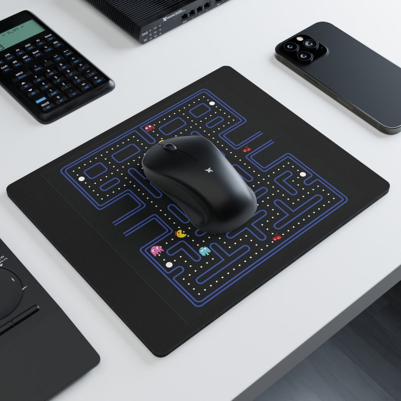 Pacman Rectangular Mouse Pad - Etsy