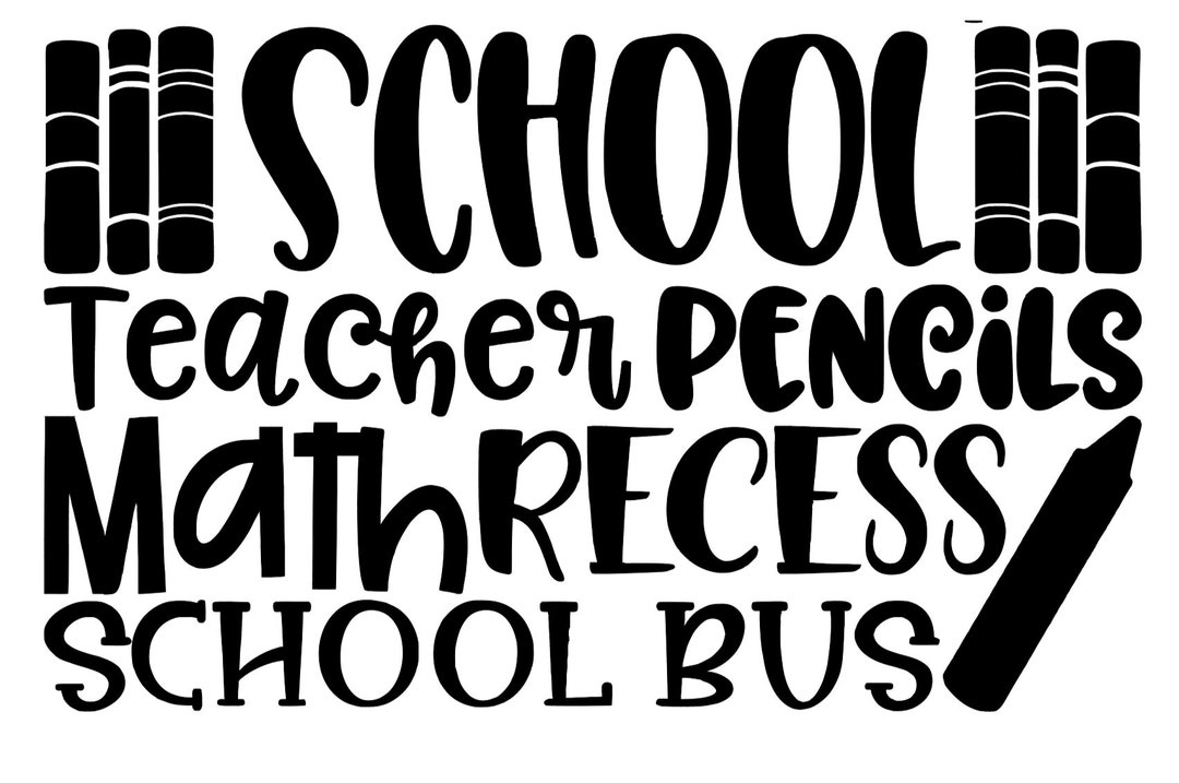 Back to School Teacher Appreciation Gift: Subway Style Classroom Vinyl ...