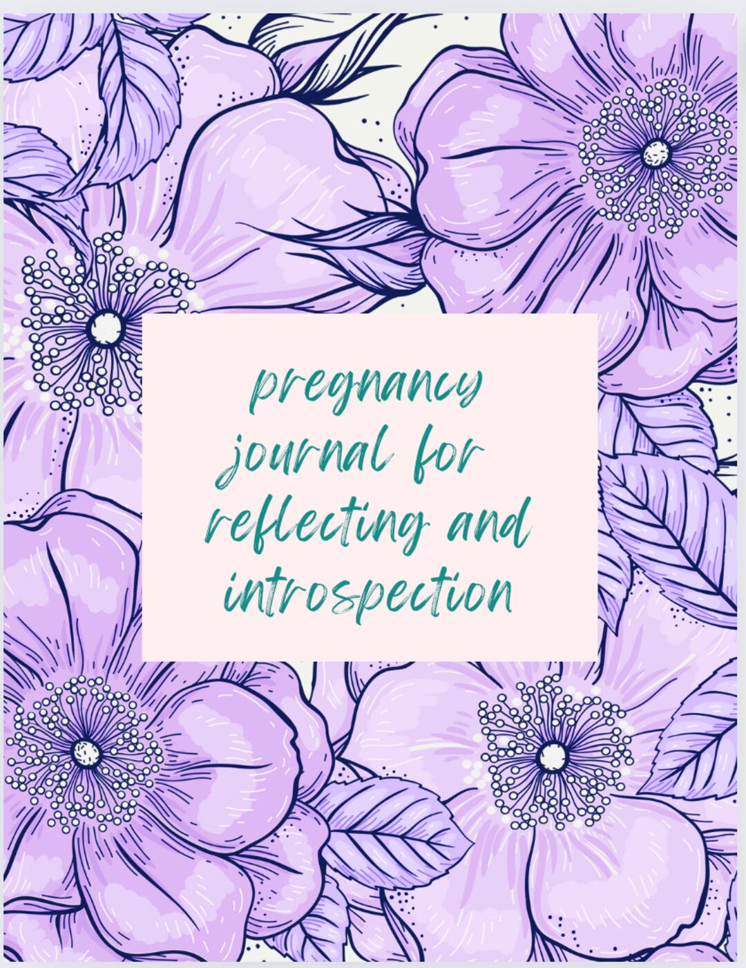 Reflective Pregnancy Journal Prompts Instant PDF Download for ...