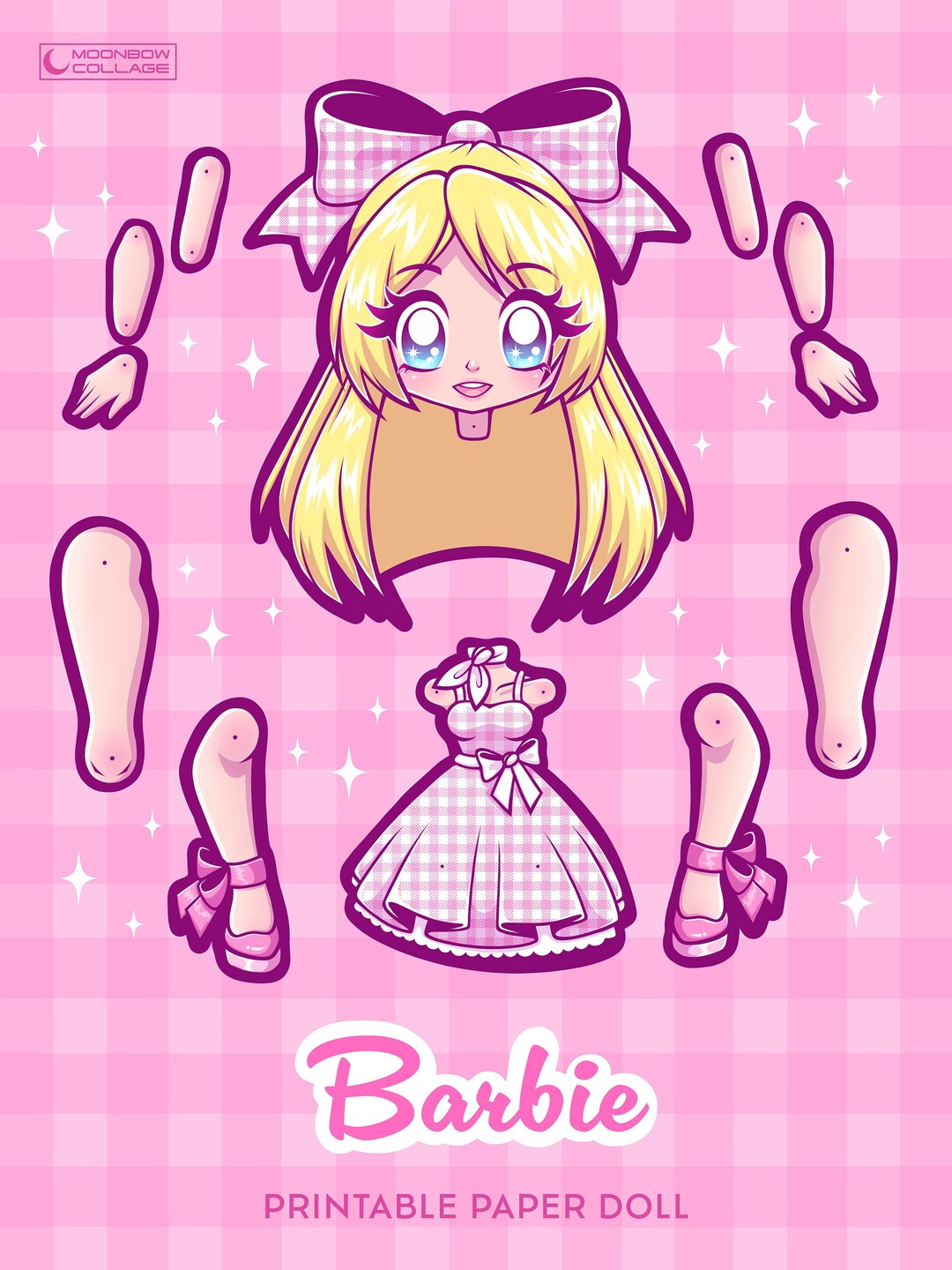 Paper Doll Articulated Printable Paper Crafts Paper Play - Etsy UK