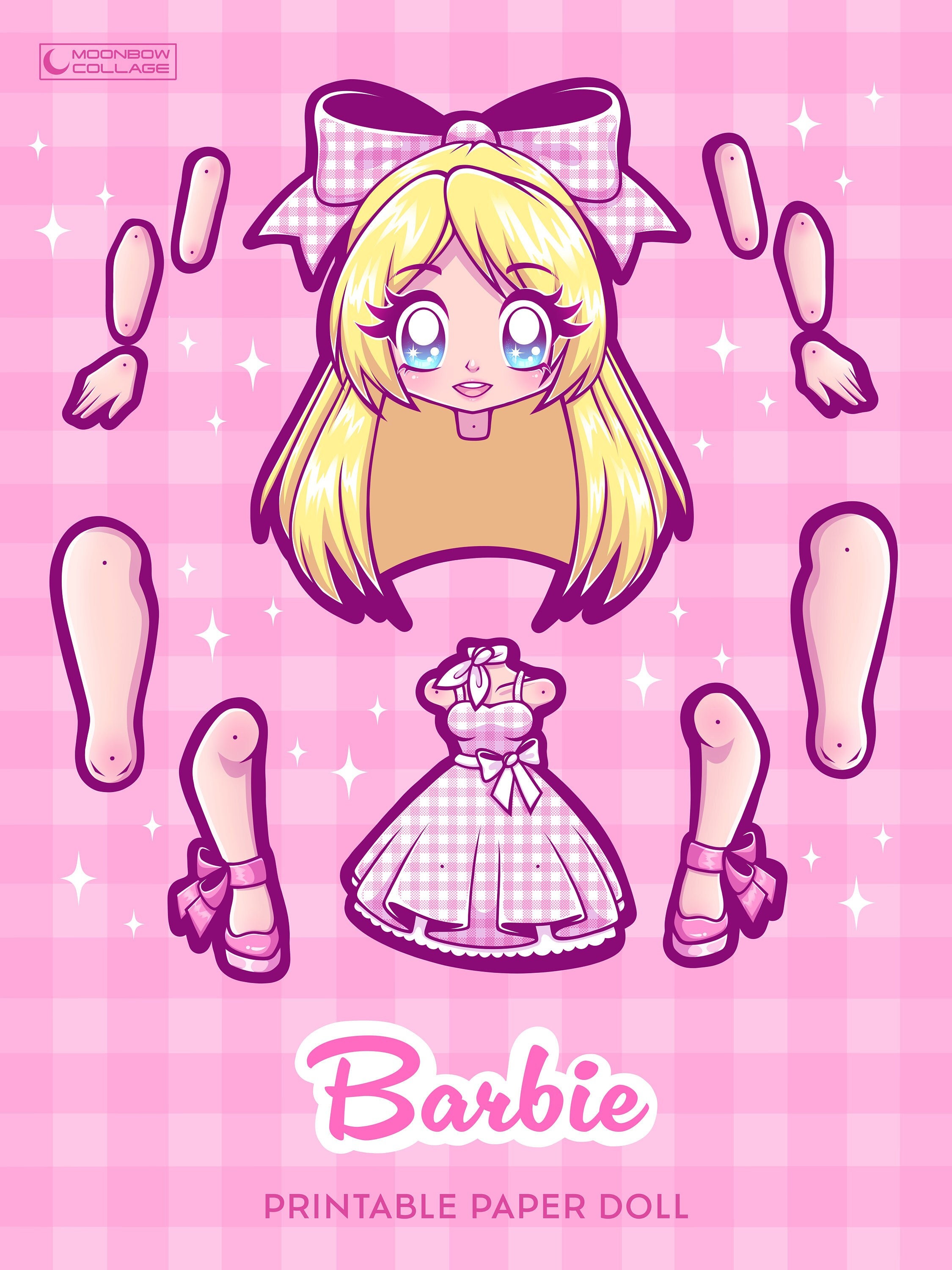 Paper Doll Articulated Printable Paper Crafts Paper Play - Etsy UK