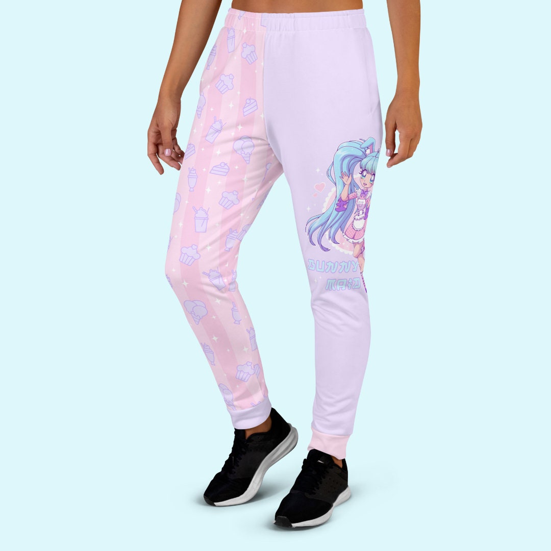 Kawaii Sweatpants, Cute Pants, Pastel Joggers, Kawaii Clothing, Kawaii ...