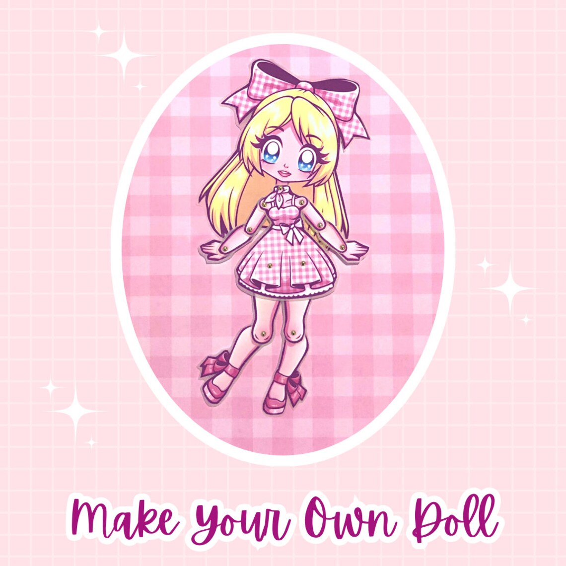 Paper Doll Articulated Printable, Paper Crafts, Paper Play, Cut and ...