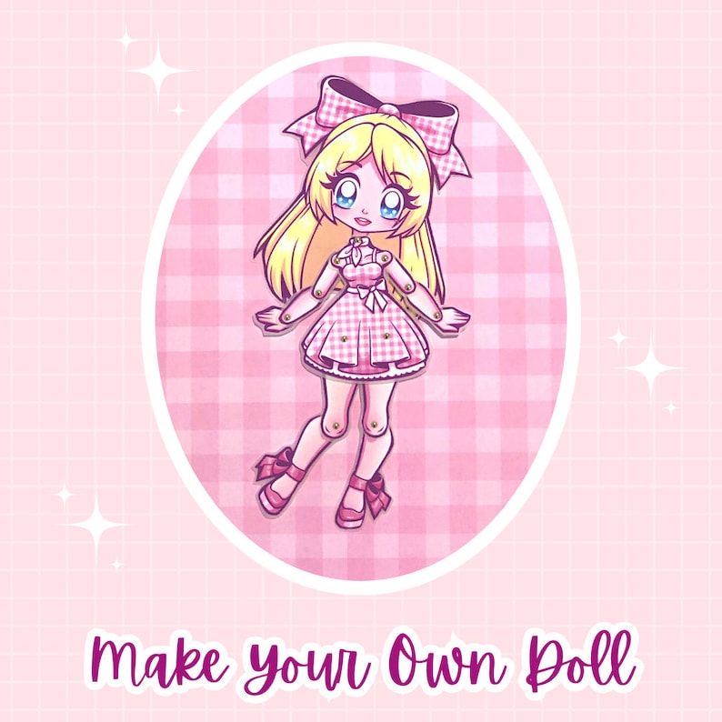 Paper Doll Articulated Printable, Paper Crafts, Paper Play, Cut and ...