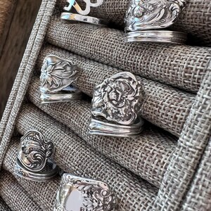 Spoon Rings, Various Patterns and Sizes - Etsy